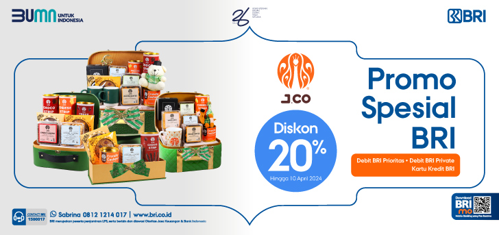 Promo BRI di JCO - BRI PRIORITAS - Bank BRI | Melayani Dengan Setulus Hati