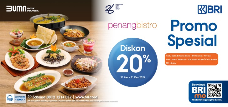 Promo Penang Bistro - BRI PRIORITAS - Bank BRI | Melayani Dengan ...